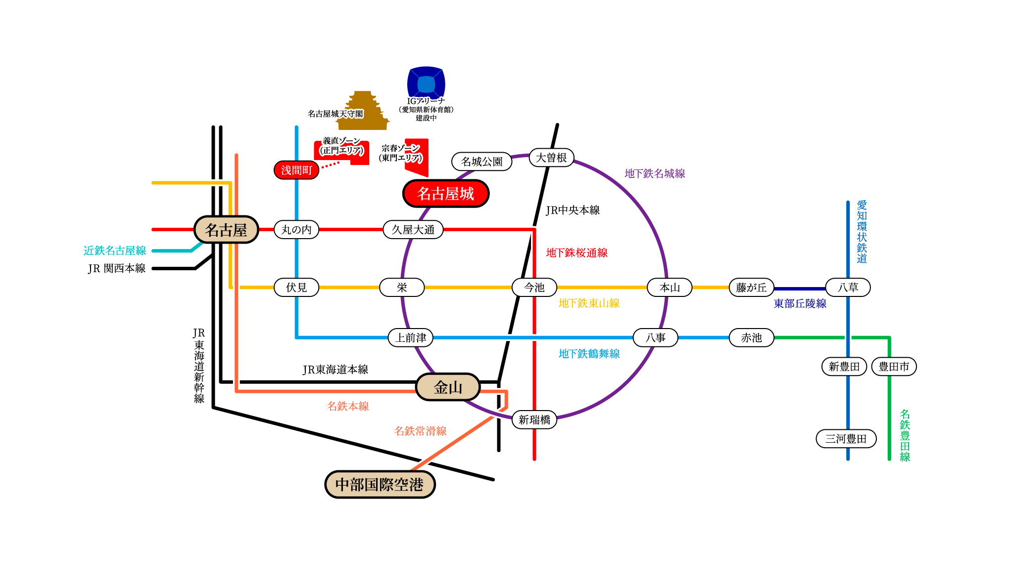 Access｜金シャチ横丁-kinshachi Yokocho-