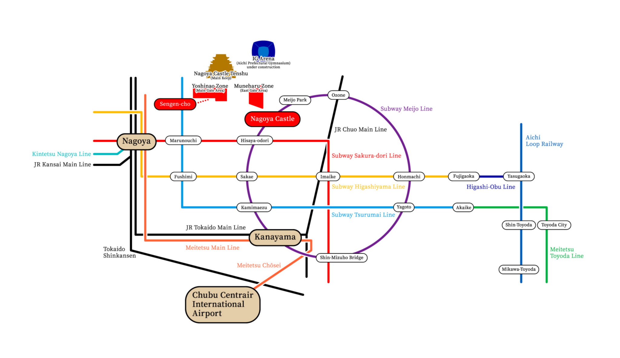 アクセス｜金シャチ横丁-kinshachi Yokocho-